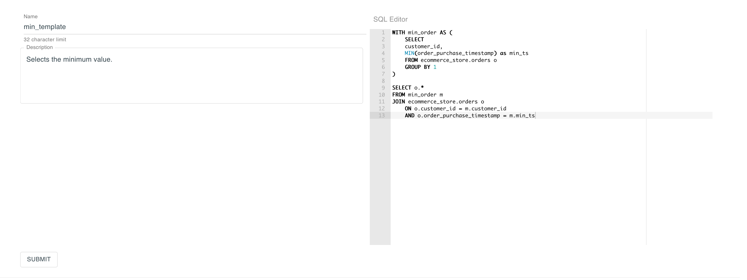 Templates Page Base13 Labs Documentation